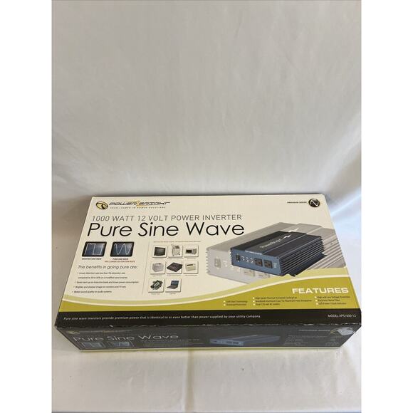 PowerBright | Other | Power Bright Aps0012 Pure Sine Inverter With ...